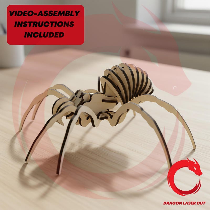 Spider Wood Carving - Etsy