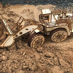 Laser Cut Excavator Car Toy SVG Bundle Wood Toy Excavator Svg Files ...