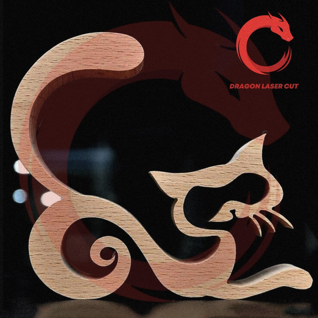 Laser Cut Cat Statue 3d Puzzle SVG Bundle Glowforge Wood Svg Files ...