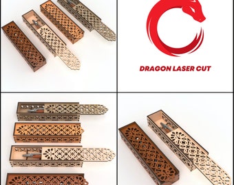 Laser Cut Flexible Pattern 30 Styles Flex Wood SVG Bundle Glowforge ...