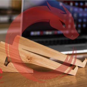 Laser Cut Laptop Stand Holder SVG Bundle Glowforge Wood MacBook Stand ...