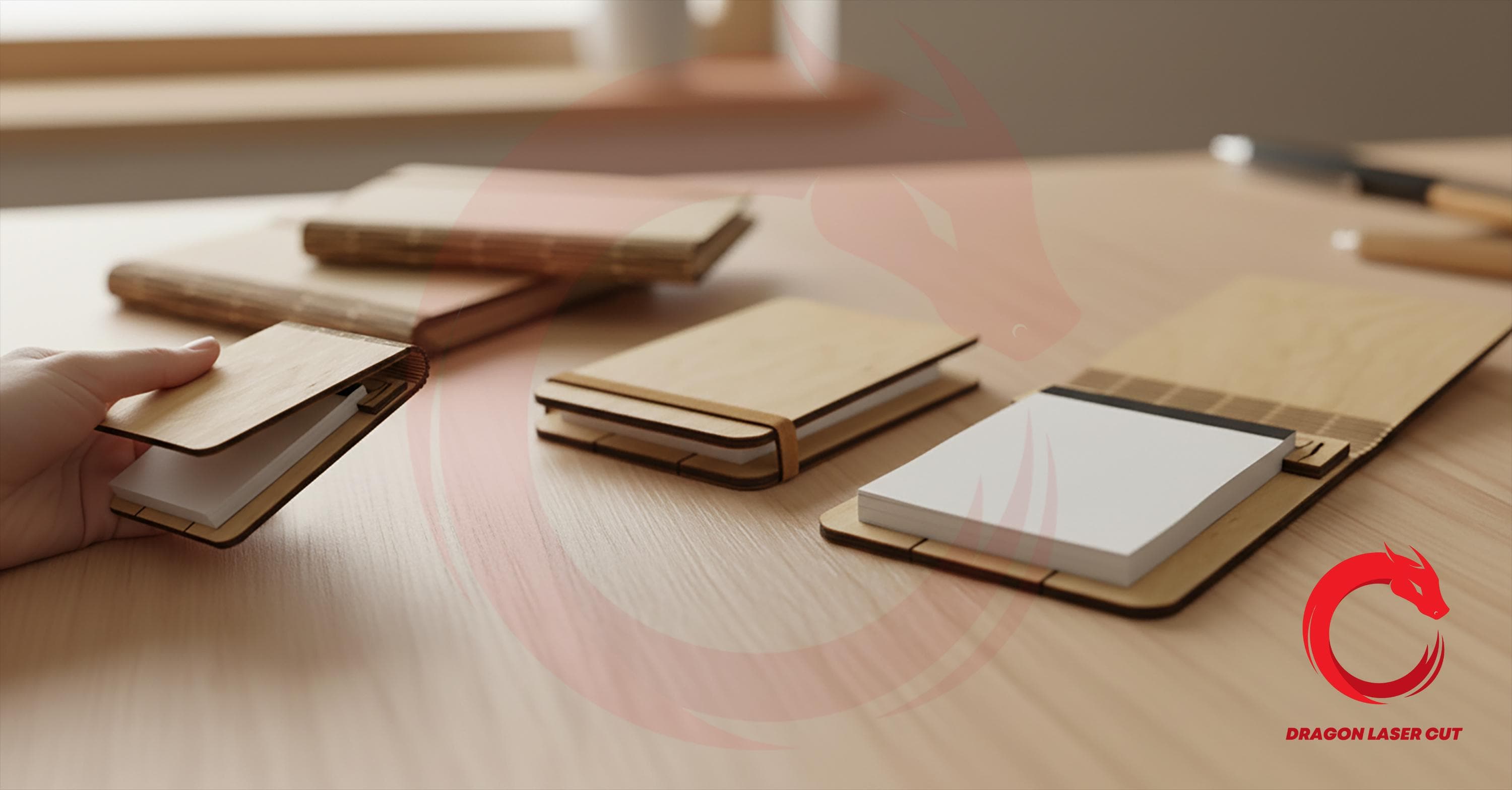 Laser Cut Wooden Folding Booklet Notebook Cover SVG Glowforge Wood ...