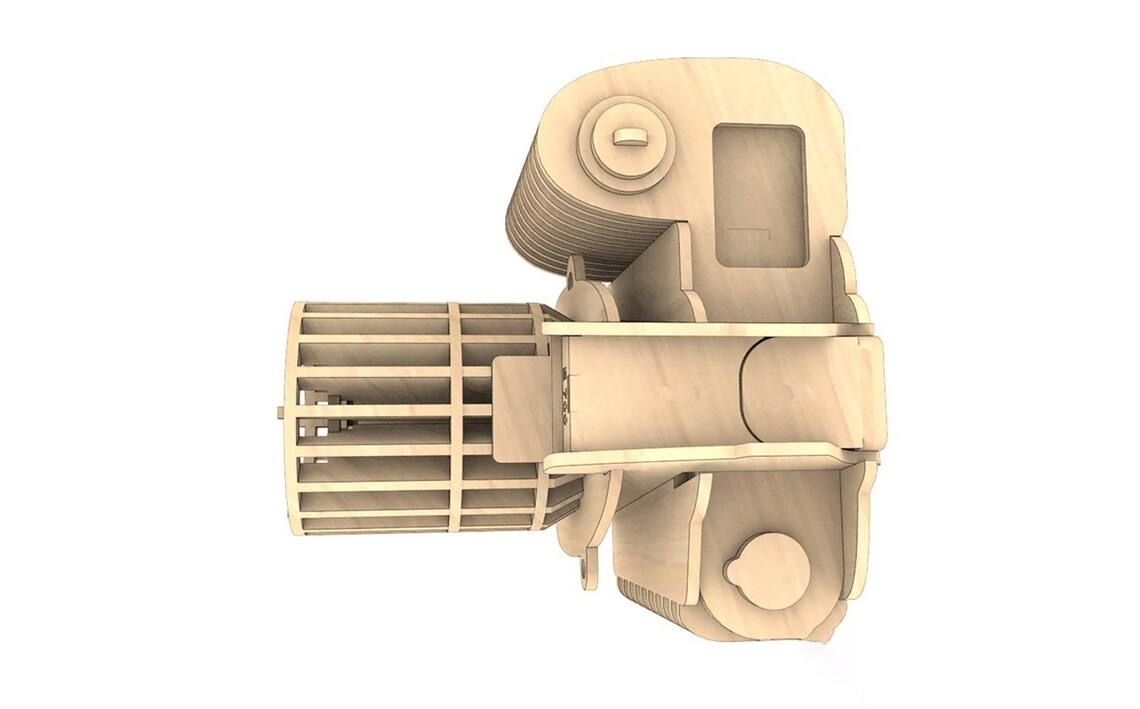 Laser Cut Camera 3 Model Toy SVG Bundle Wood Toy Photo Svg Files Vector ...