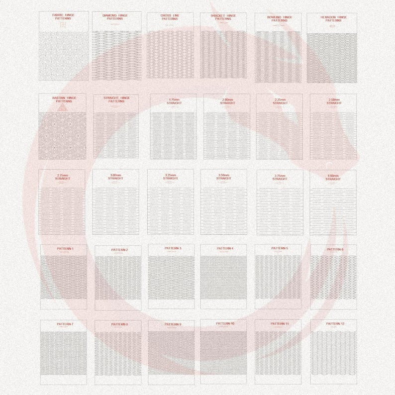 Laser Cut Flexible Pattern 30 Styles Flex Wood SVG Bundle Glowforge ...
