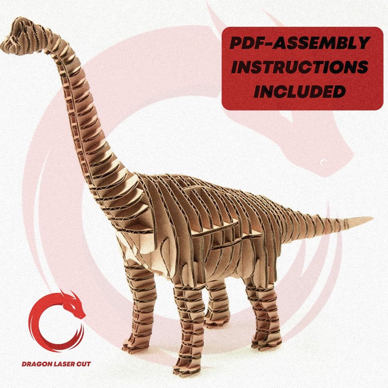 Dinosaur Dxf - Etsy