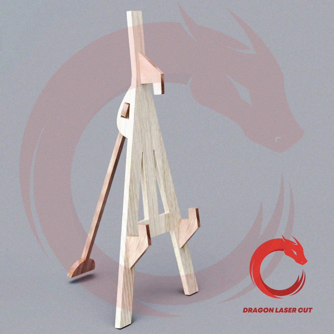 Laser Cut Mini Easel SVG Bundle Glowforge Wood Easel Svg Files Vector ...