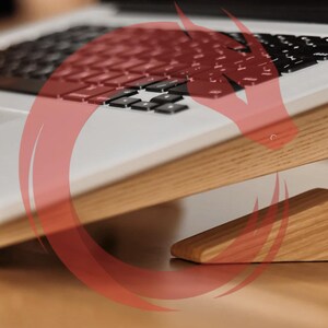 Laser Cut Laptop Stand Holder SVG Bundle Glowforge Wood MacBook Stand ...