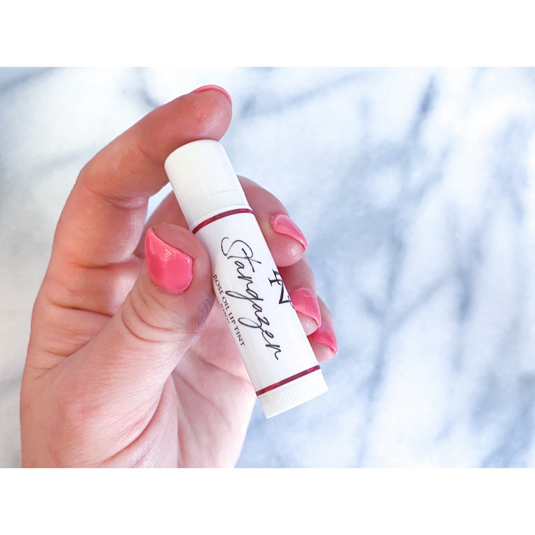 Organic Lip Tint || Cool Pink || Rose Oil || Oxide Free || Stargazer ...