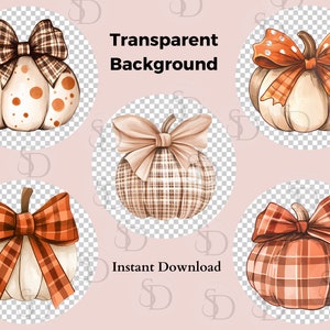 50 Set Fall Pumpkins Clipart PNG Autumn Watercolor Bundle Thanksgiving ...