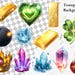 Fantasy Power Ups Clipart Bundle RPG Icons Gems Potions Coins Stars ...