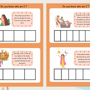 Who Am I Bible Characters and Saints - Etsy