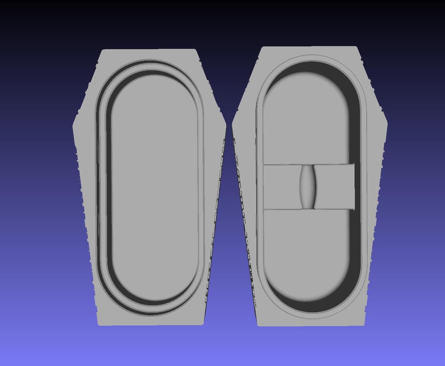 Fingerboard Case Coffin Shape Storage STL 3d Print File - Etsy