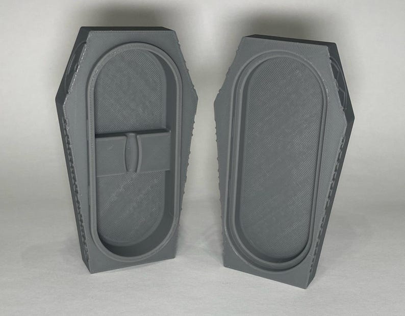 Fingerboard Case Coffin Shape Storage STL File - Etsy