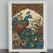 Indian Art Print Peacock Wall Poster India Traditional Art Print ...