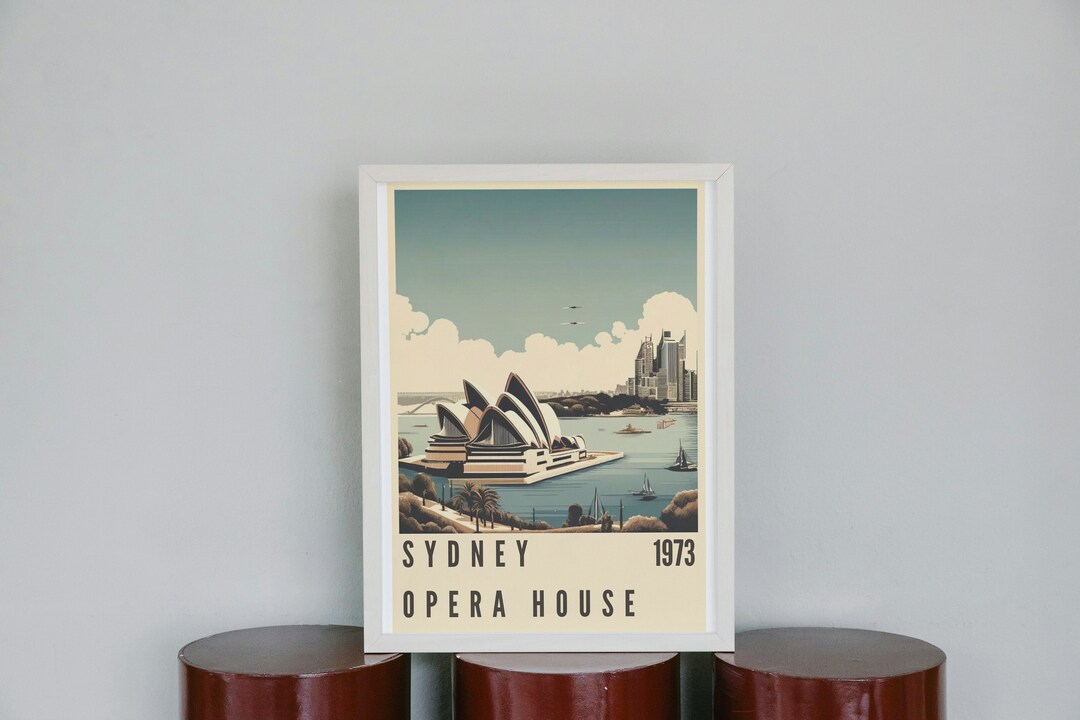 Sydney Opera House Poster Australian Art Print Australian Culture ...