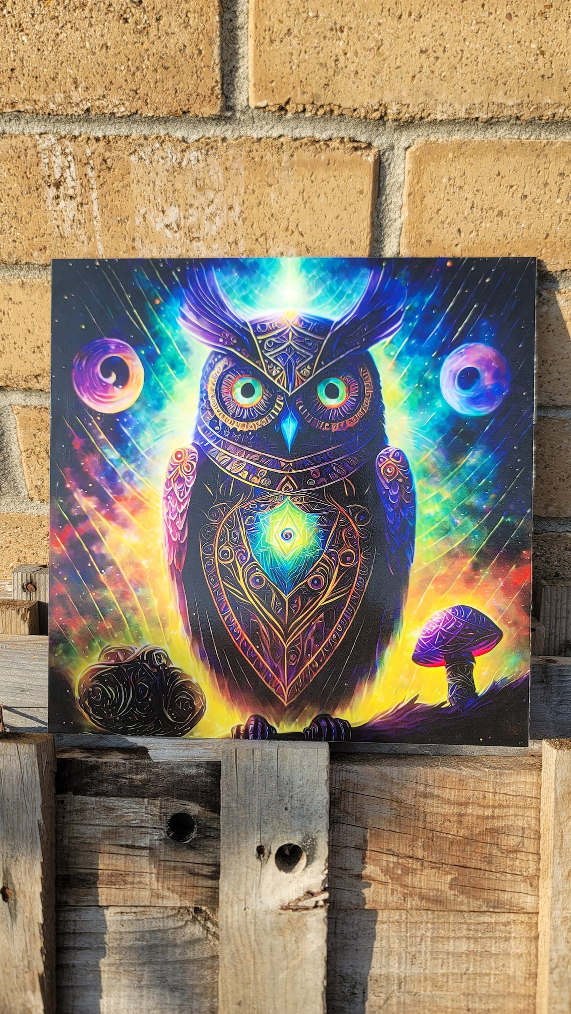 Perspective Owl, Psychedelic Art, Digital Art, Digital Download ...