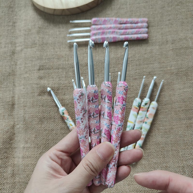 Resin Crochet Hook Set - Etsy