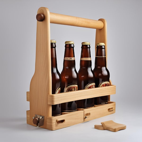 Wooden Beer Carrier - Etsy