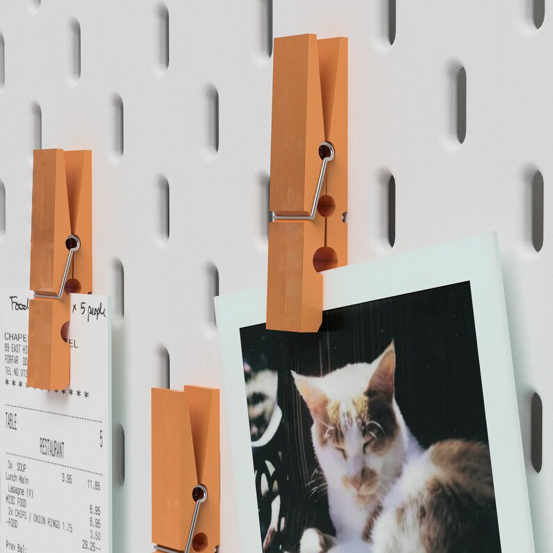 IKEA SKADIS Pegs 6 Pack Various Colours Pegboard Skadis Accessories ...