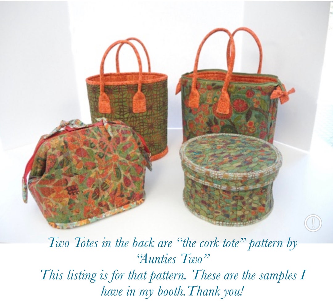 CORK TOTE Pattern - Etsy
