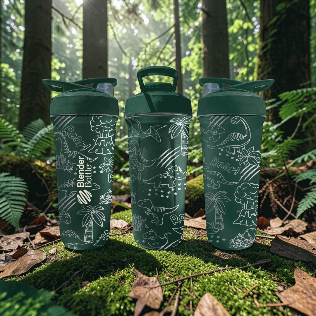 Dinosaur Engraved Blenderbottle Shaker Cup – Prehistoric Dino Wrap ...