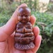 Wood Carving Meditating Buddha Mini Dharma Peace Zen Bodhisattva ...