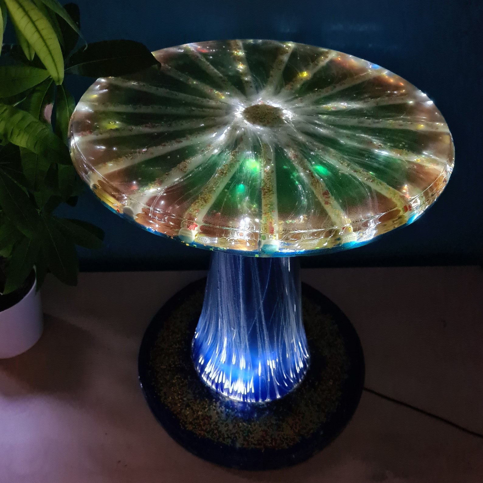 Epoxy Resin LED RGB Coffee Table - Etsy UK