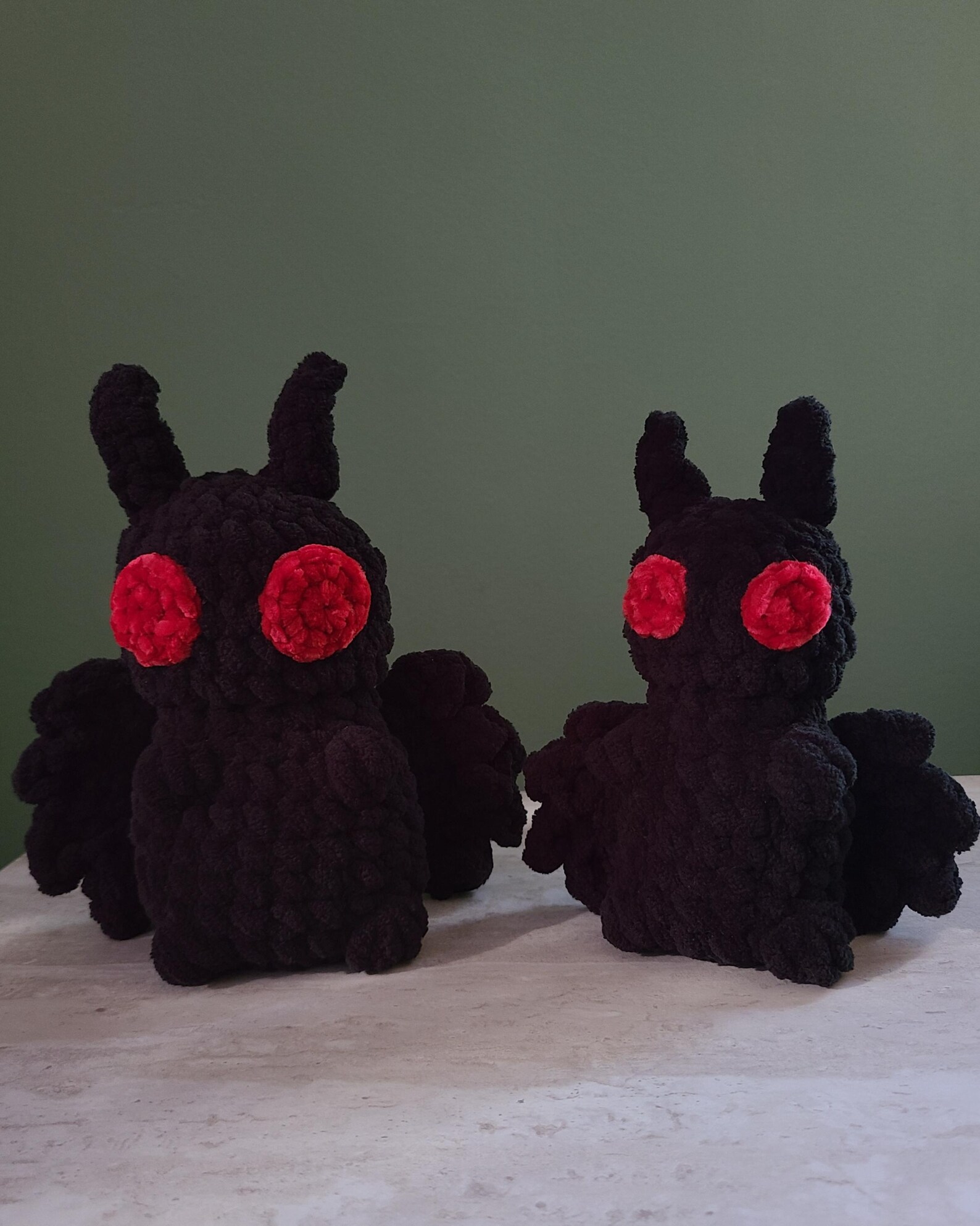 Mothman Handmade Crochet Plushie - Etsy