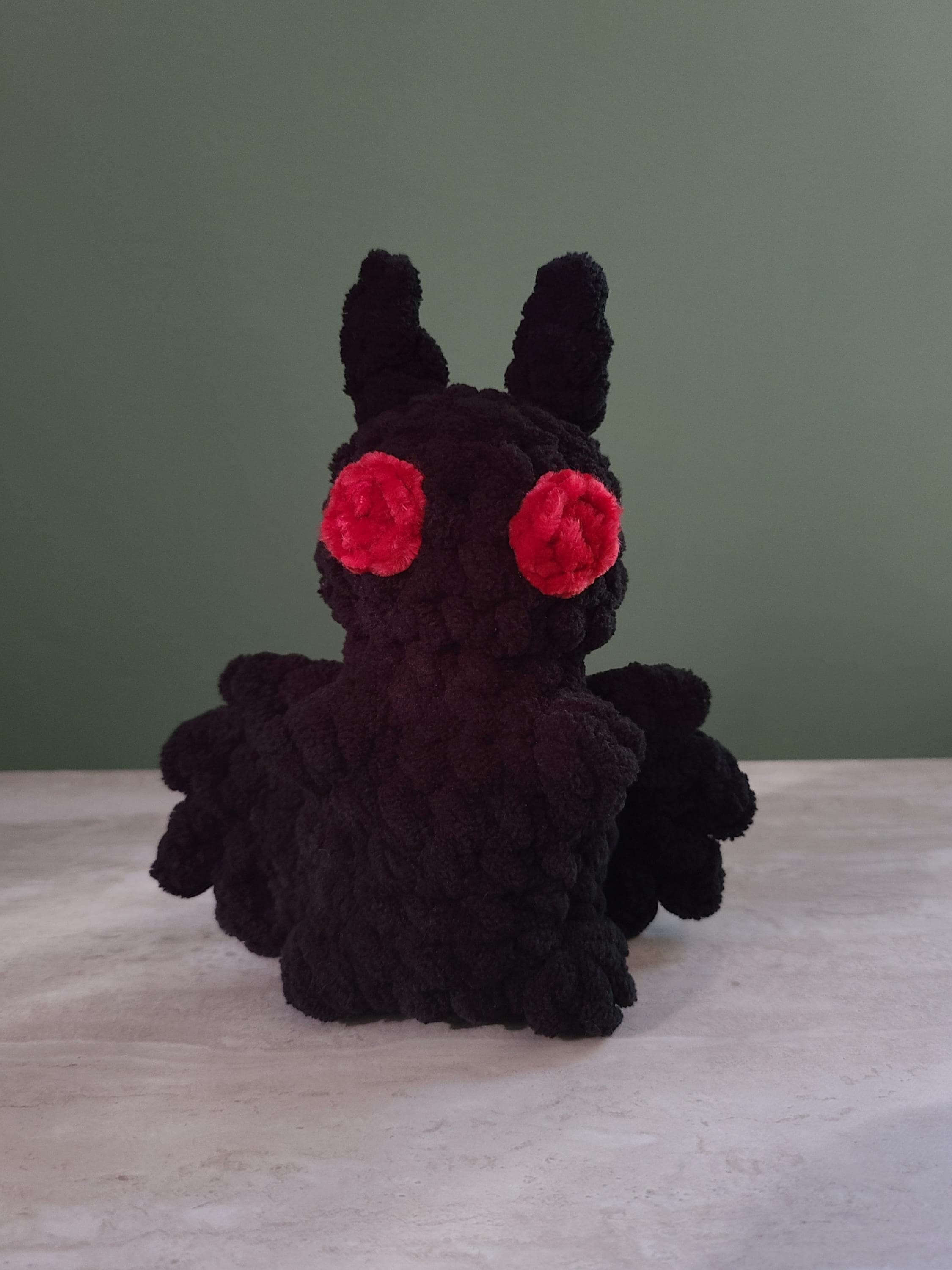 Mothman Handmade Crochet Plushie - Etsy