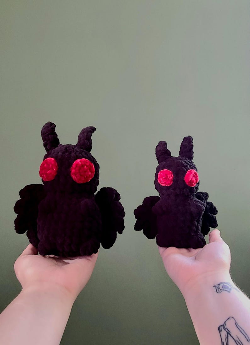 Mothman Handmade Crochet Plushie - Etsy