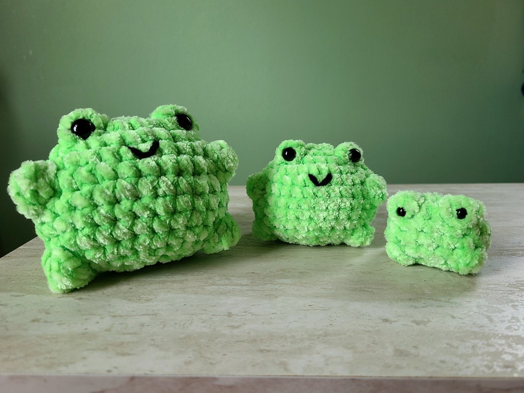 Crochet Plush Frog Family Amigurumi - Etsy
