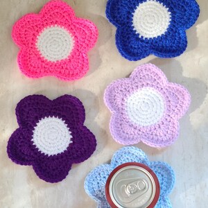 Flower Coaster Handmade Crochet Decor - Etsy