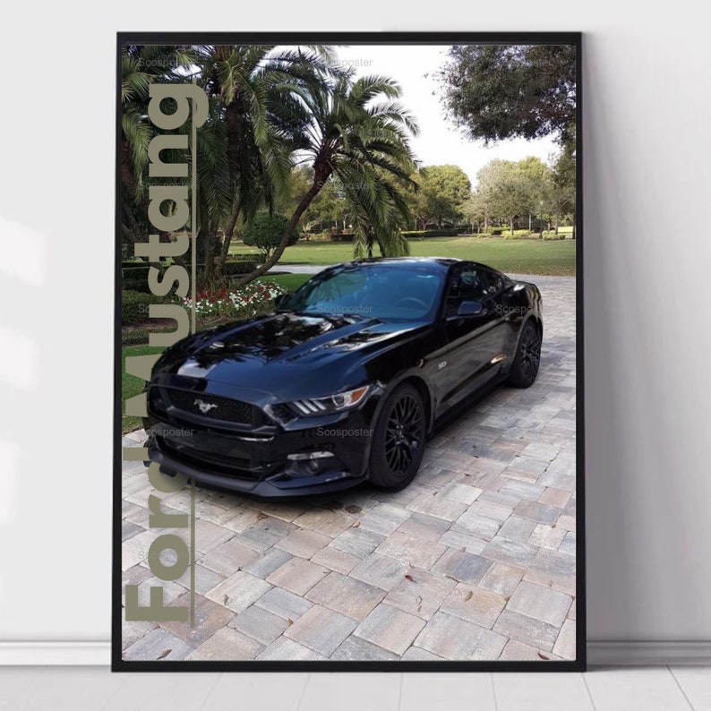 Ford Mustang Poster - Etsy