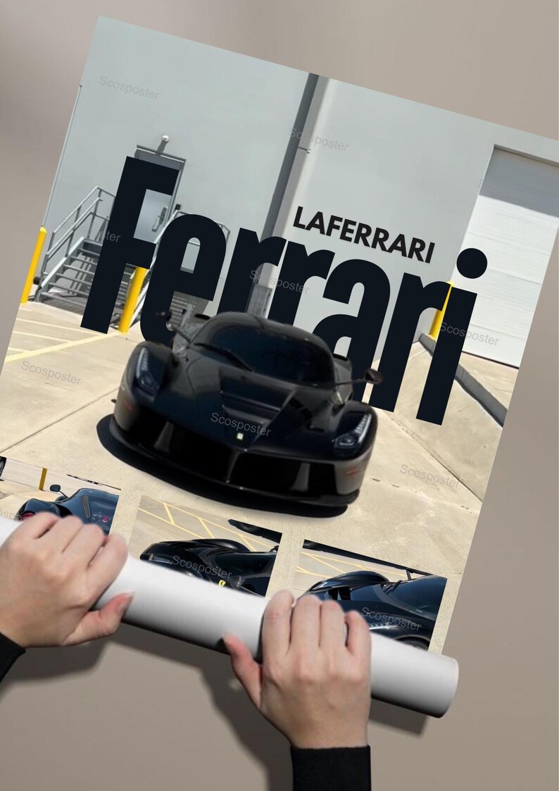 Ferrari Laferrari Poster - Etsy