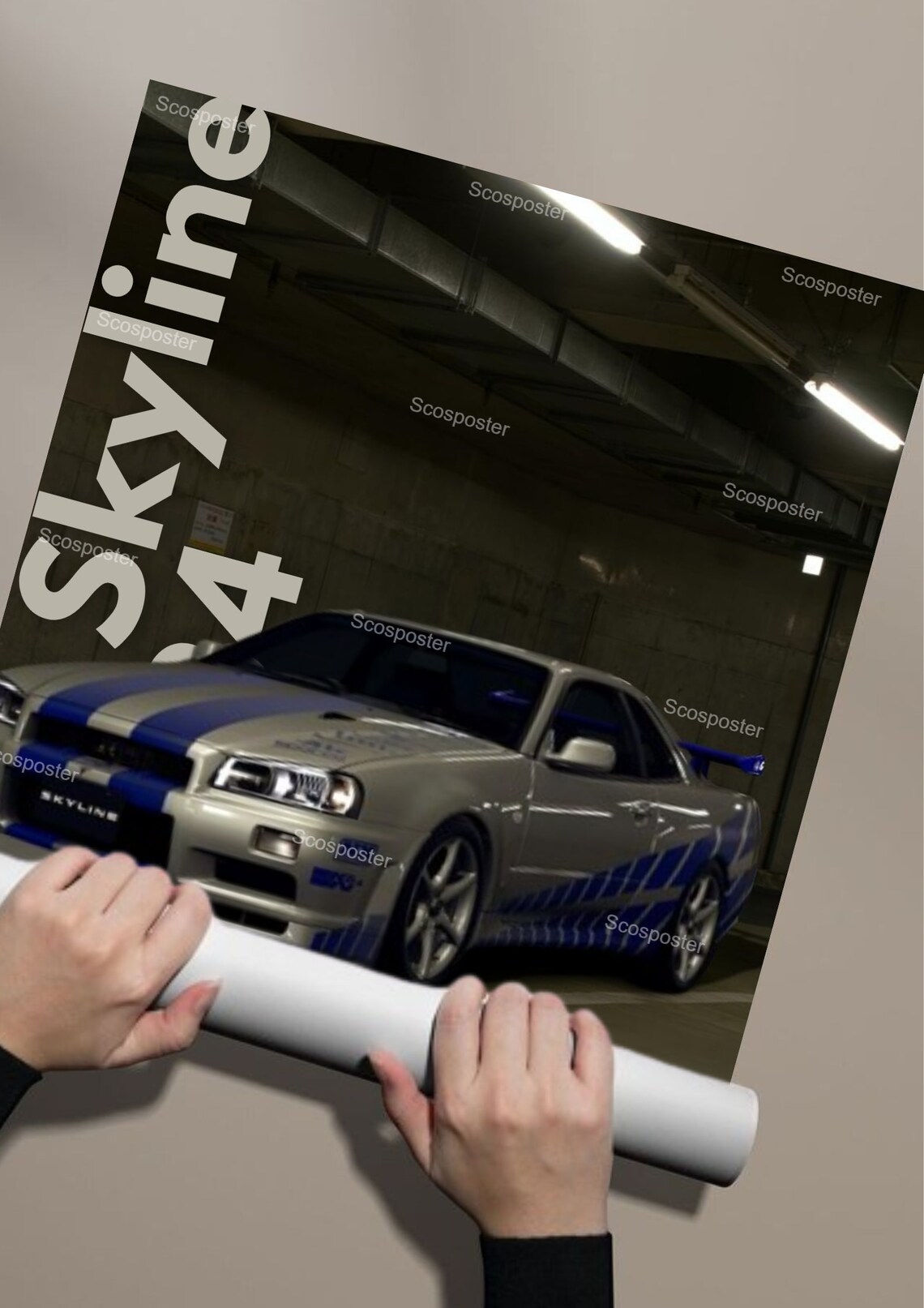 Nissan Skyline GTR R34 Poster - Etsy