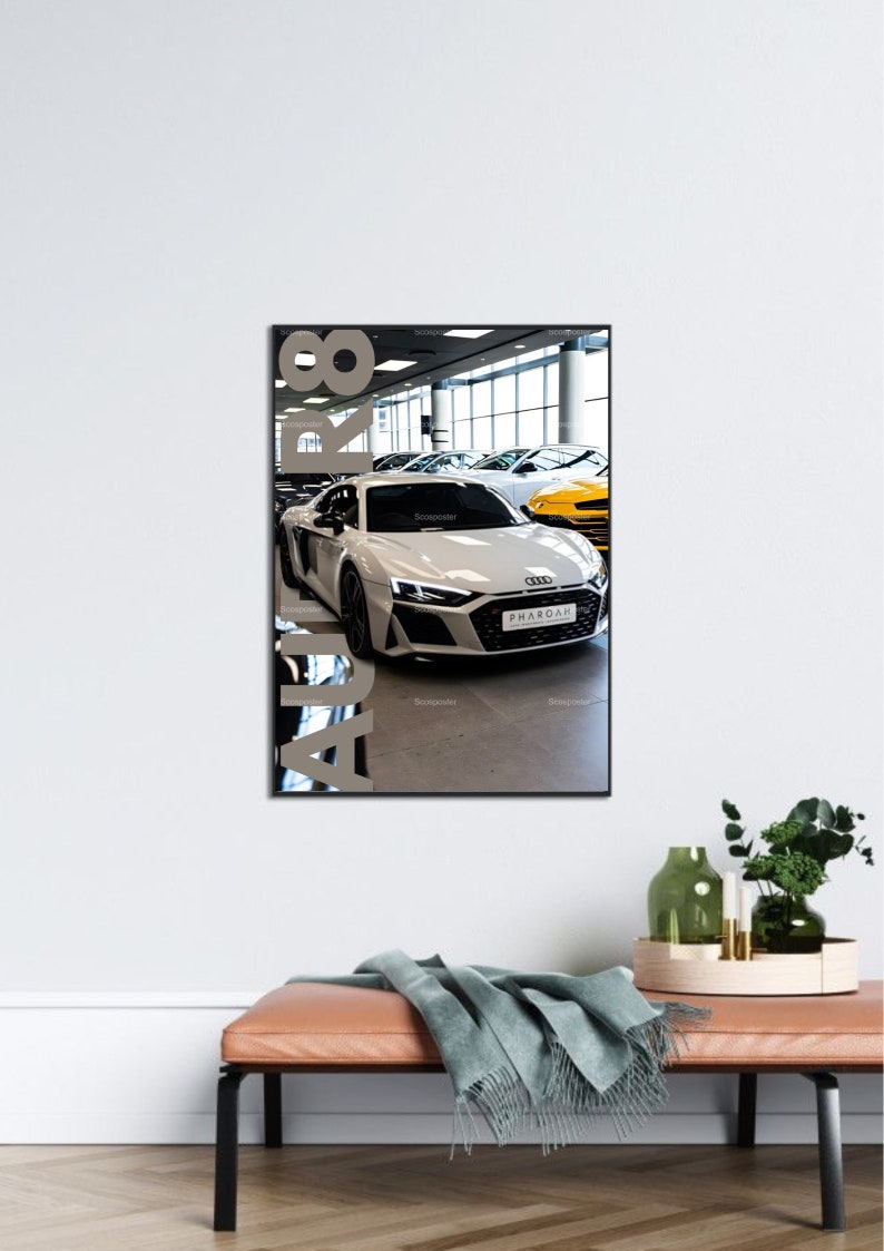 Audi R8 Poster - Etsy