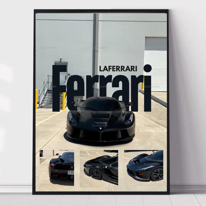 Ferrari Laferrari Poster - Etsy