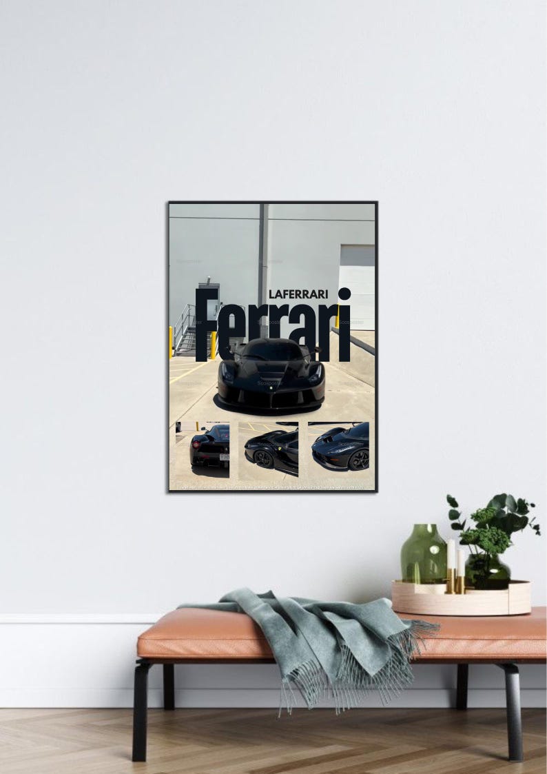 Ferrari Laferrari Poster - Etsy