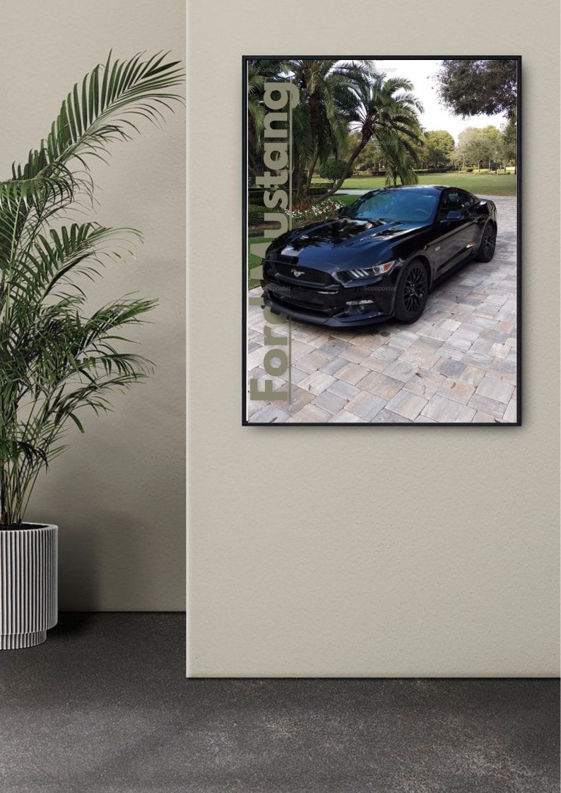 Ford Mustang Poster - Etsy