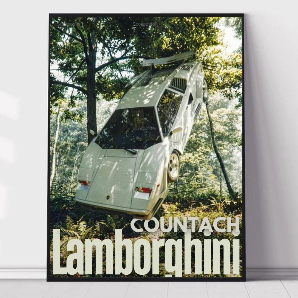 Lamborghini Countach Poster - Lamborghini Poster - Etsy