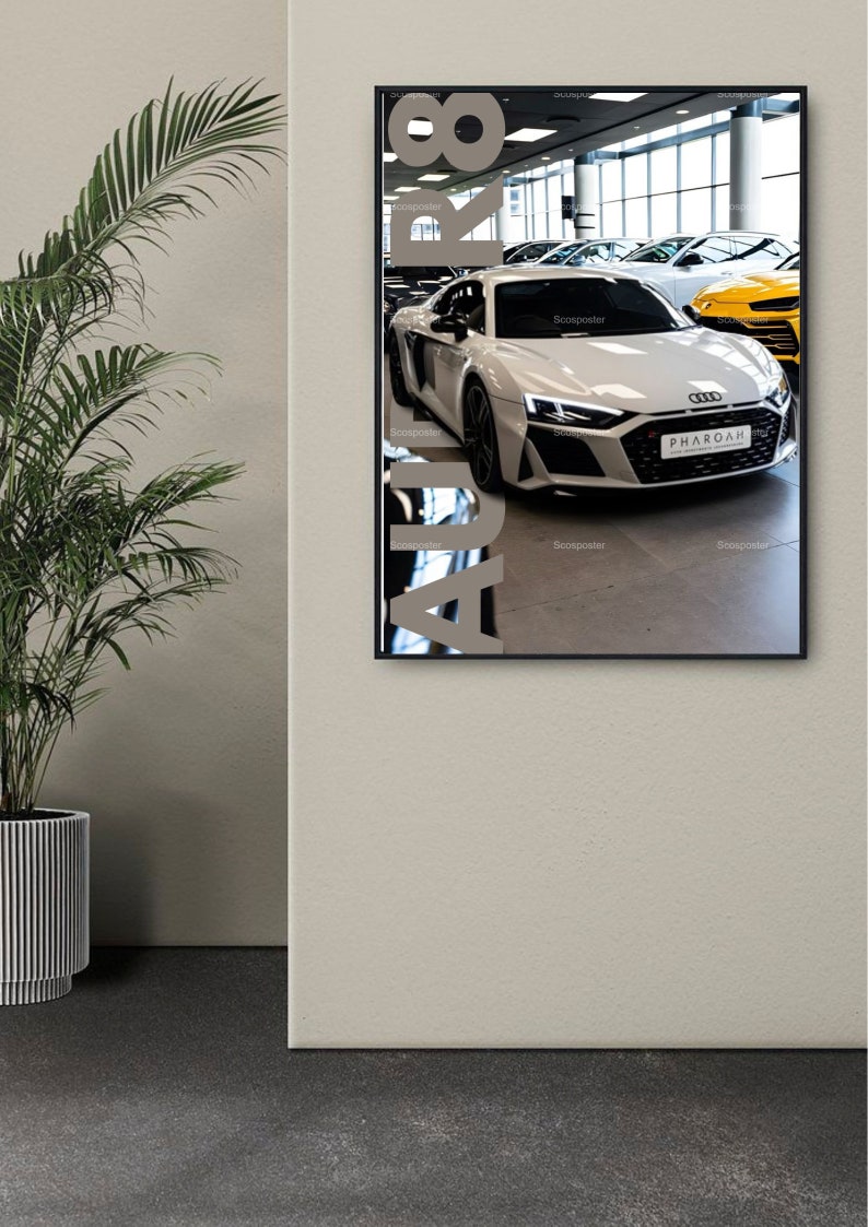 Audi R8 Poster - Etsy