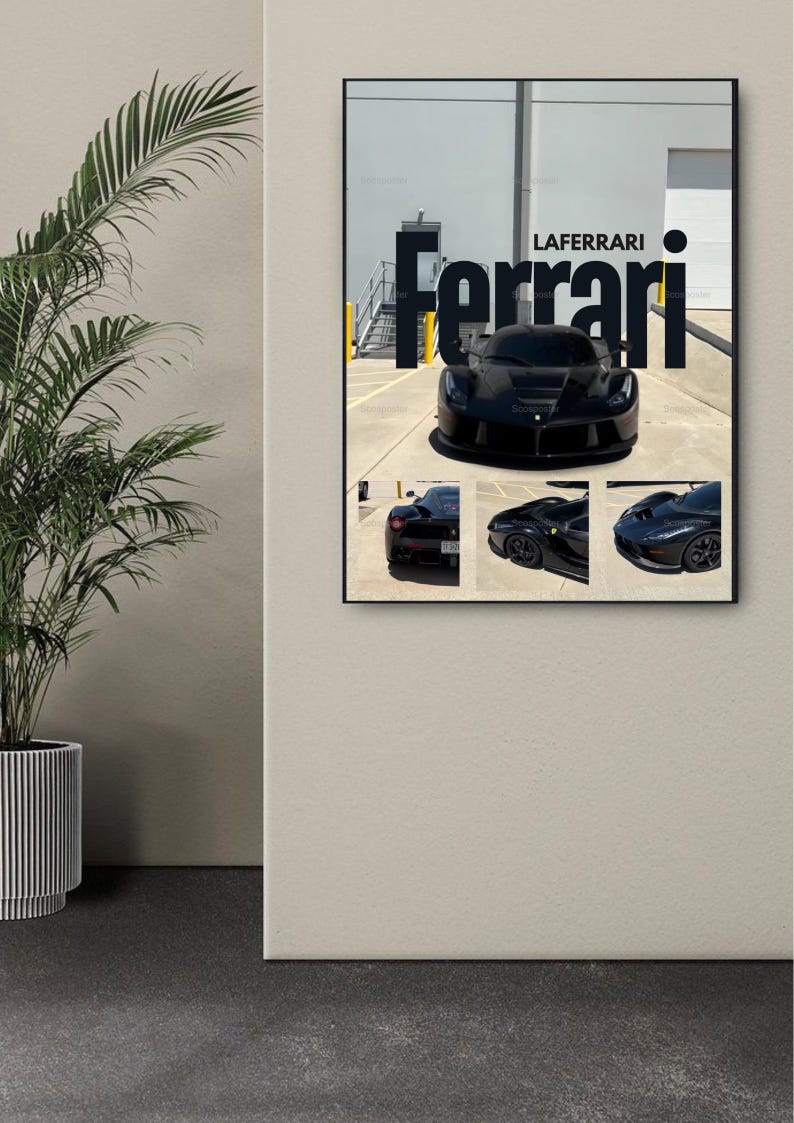 Ferrari Laferrari Poster - Etsy