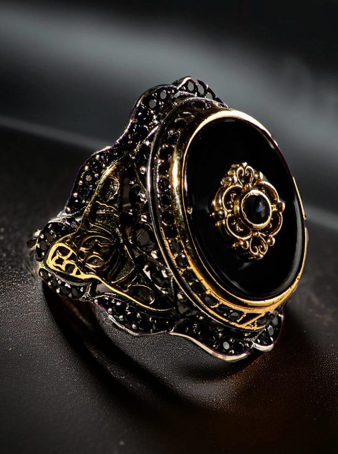 Powerful Arabic Genie Ring With Ifrit Spirit | خاتم السحر الأسود العربي ...