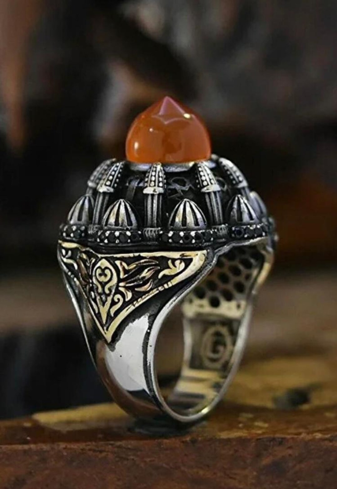 Powerful Arabic Genie Ring With Ifrit Spirit | خاتم السحر الأسود العربي ...