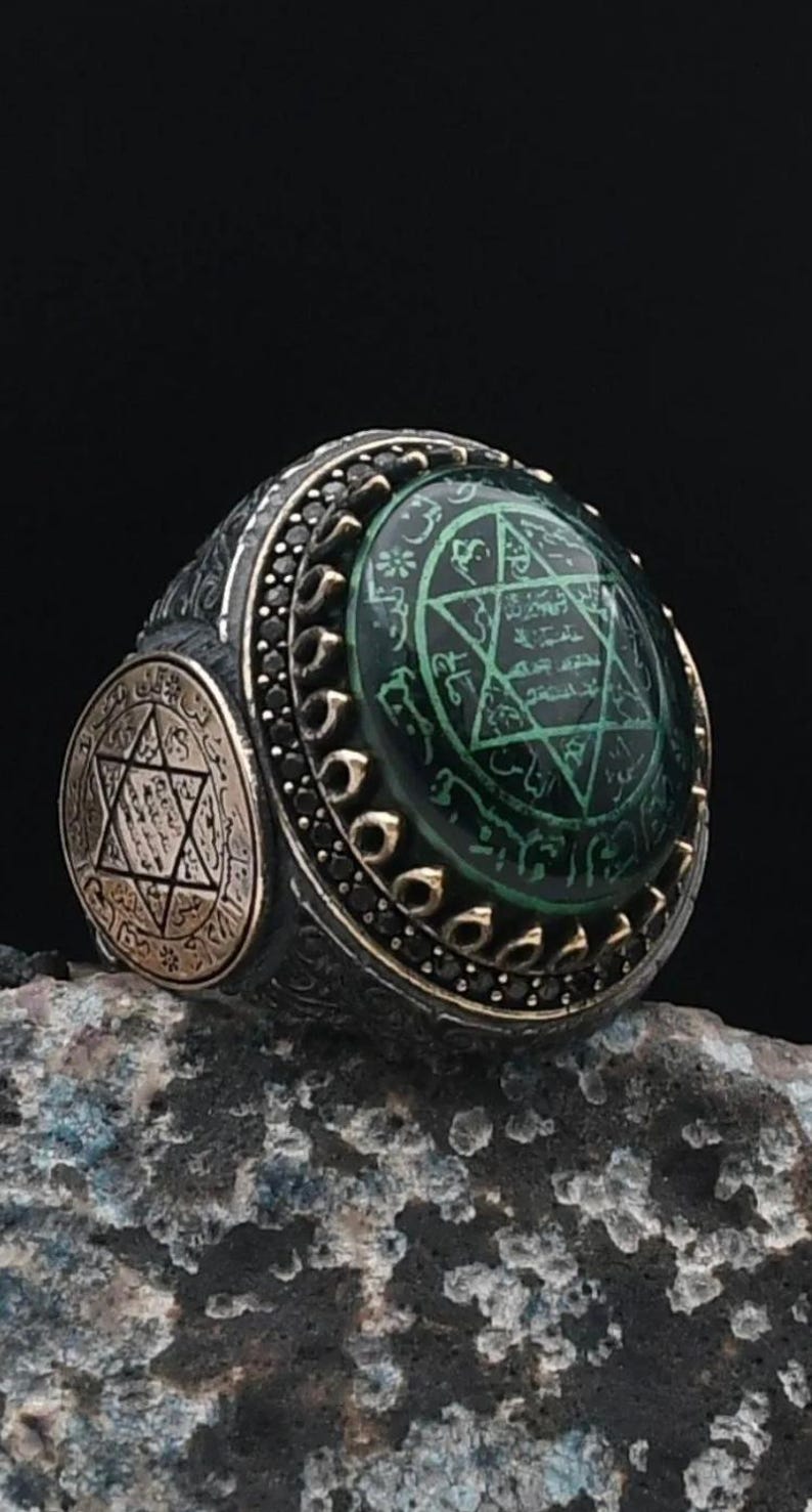 Very Special King Solomon Jinn Ring- Unlimited Powers - Etsy