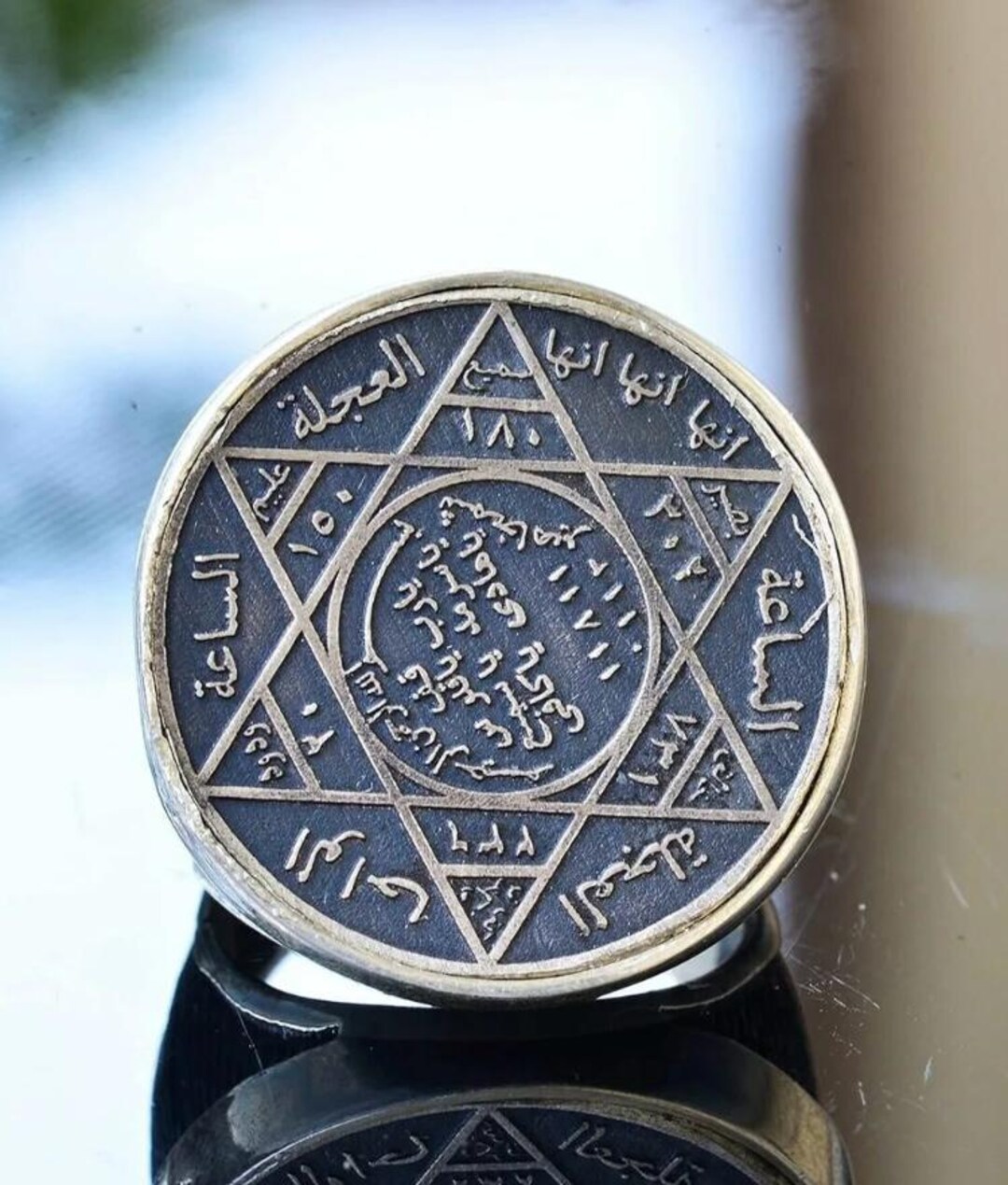 Powerful Arabic Genie Ring With Ifrit Spirit | خاتم السحر الأسود العربي ...