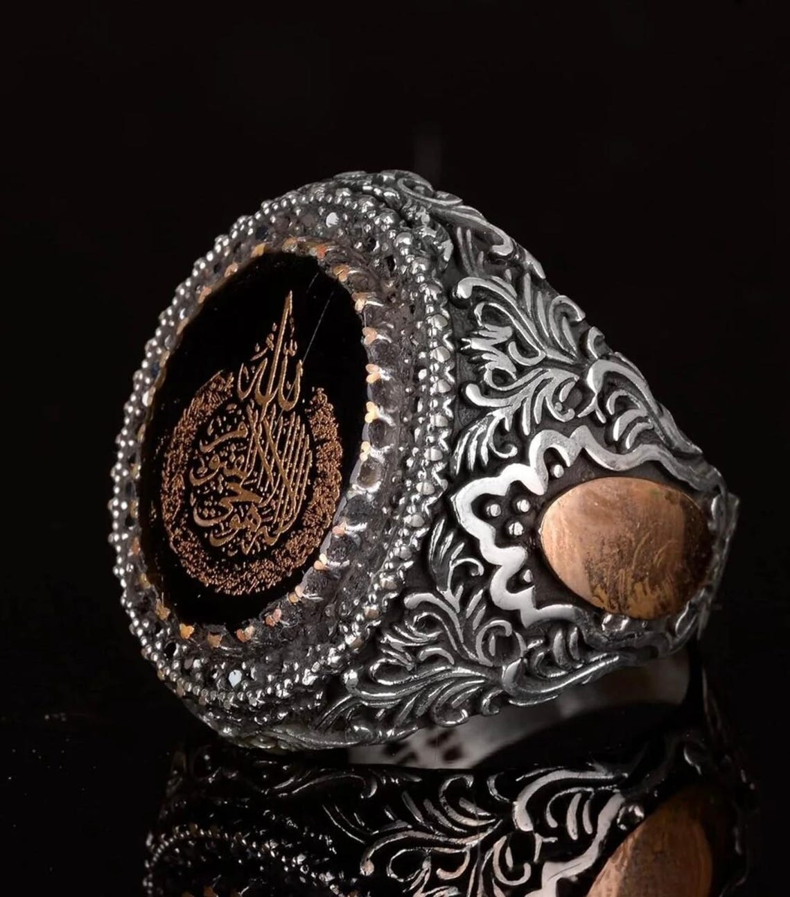 Powerful Arabic Genie Ring With Ifrit Spirit | خاتم السحر الأسود العربي ...