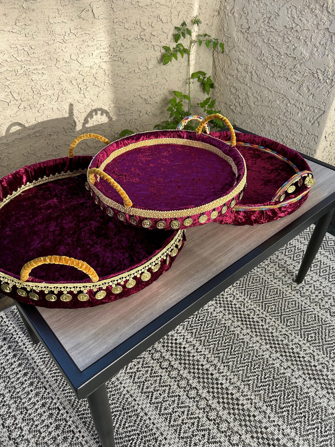 Arab Traditional Henna/wedding Baskets SET s,m,l Arab Wedding ...