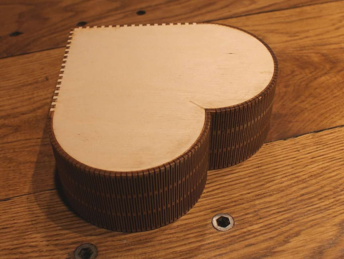 Heart Box SVG Wood Heart Box SVG - Etsy