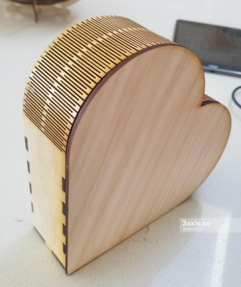 Heart Box SVG Wood Heart Box SVG - Etsy